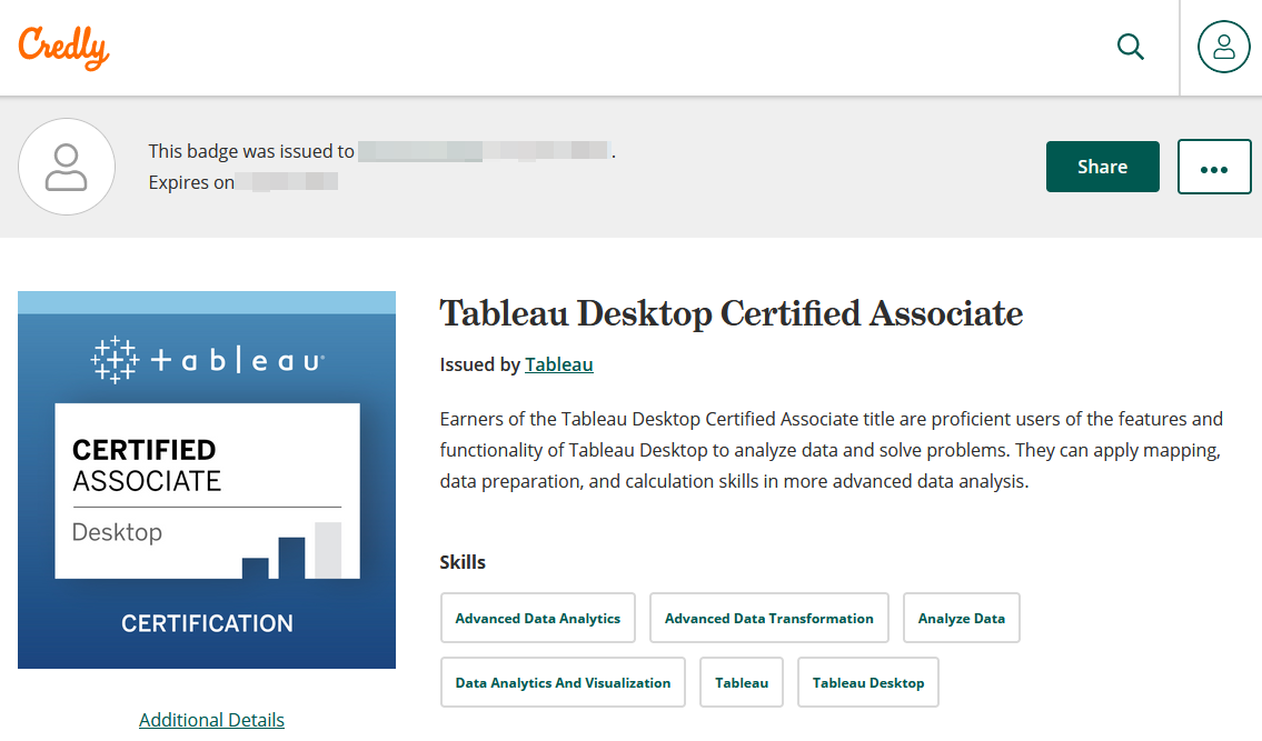 【Tableau】Tableau Desktop Certified Associate受験 | Masa's Computer Record ...